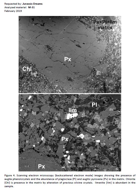 Possible Achondrite of Basaltic composition. In study. 103.6g ...
